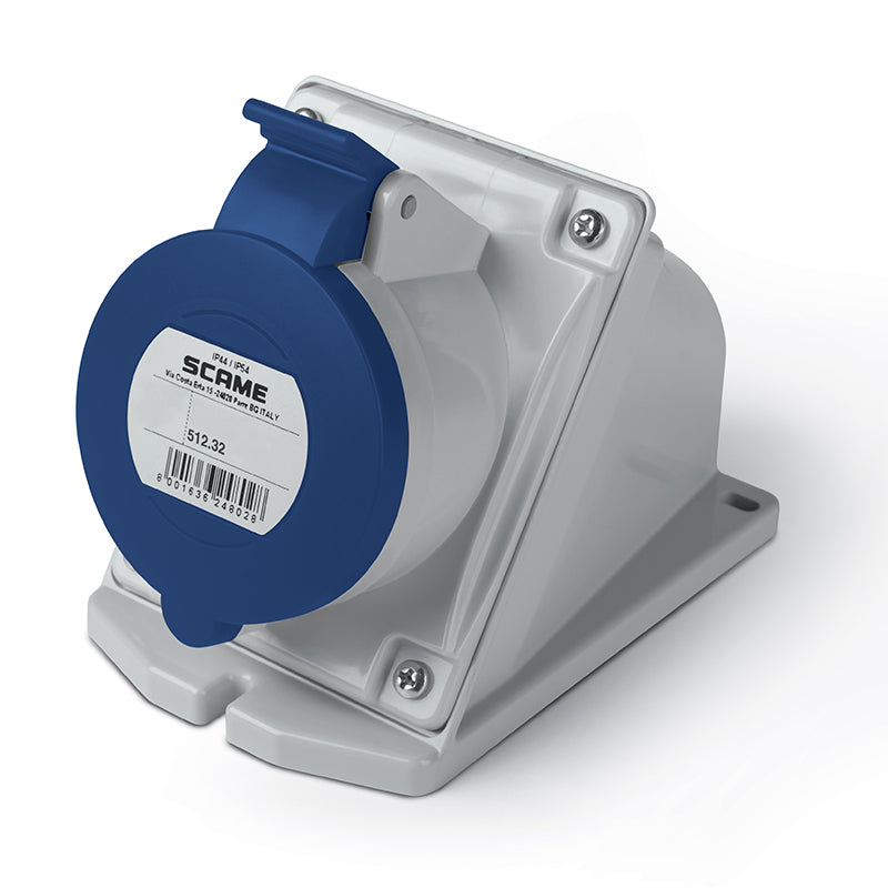 512.3253 Scame Optima Surface Mounting Socket 32A 2P+E 6h