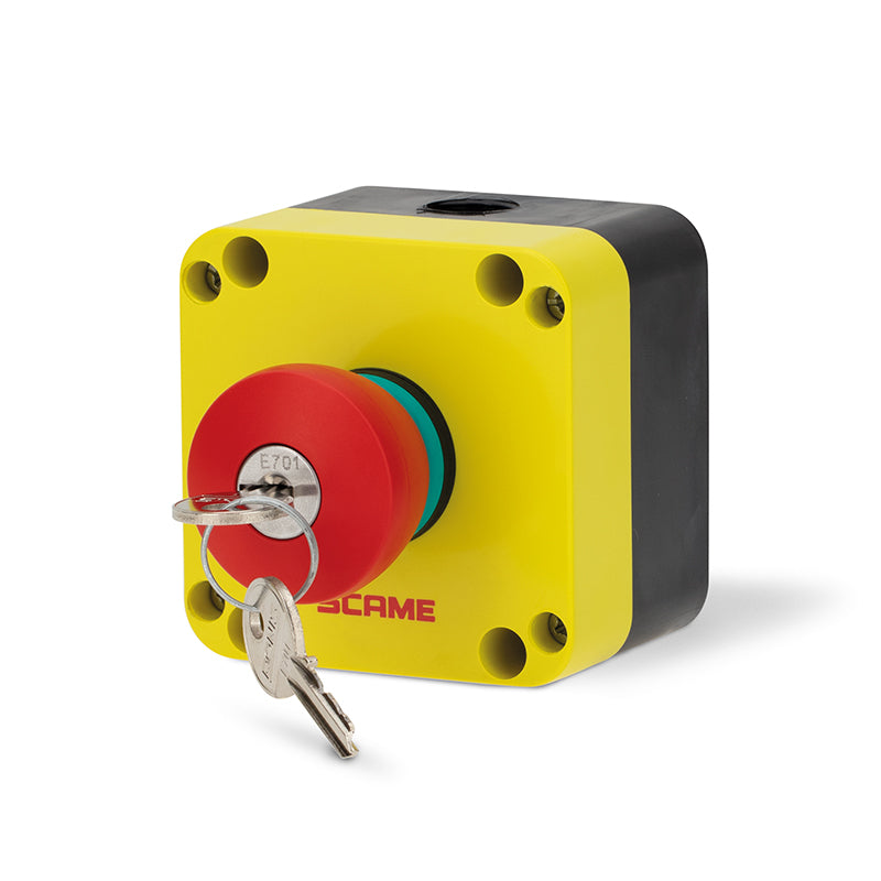 590.PR01C4N - Emergency Push Button with Key Lock Release